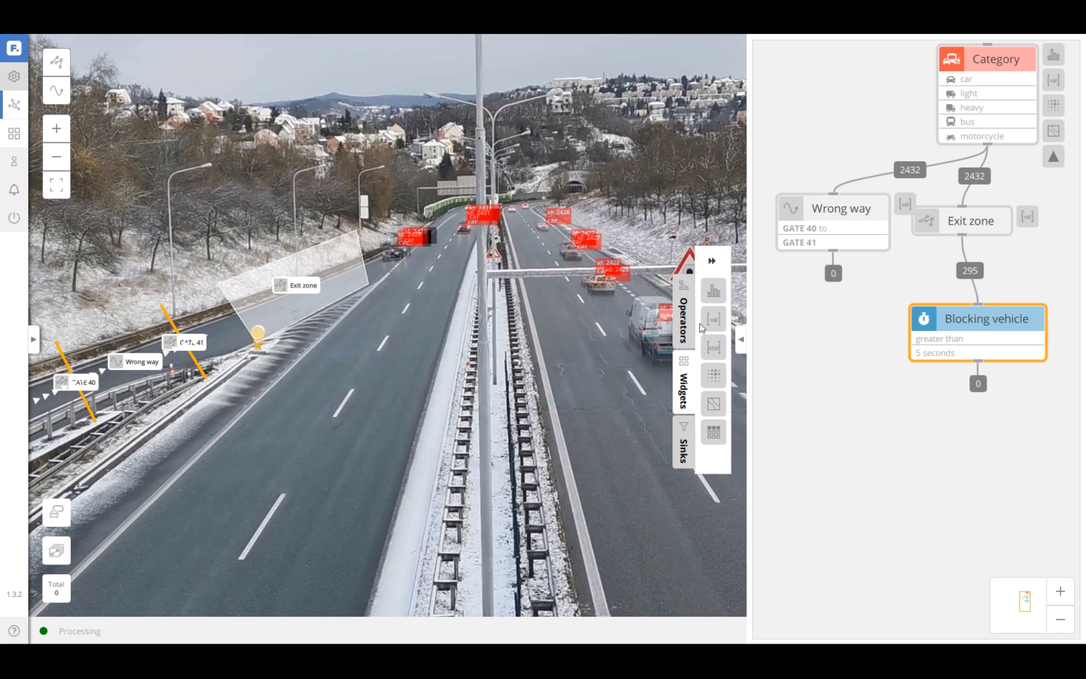 Make a smart traffic camera under one minute - DataFromSky