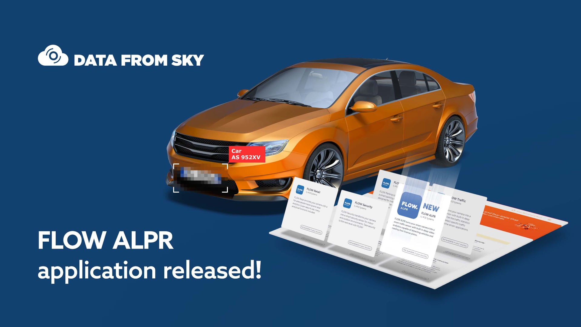 FLOW ALPR application released - DataFromSky
