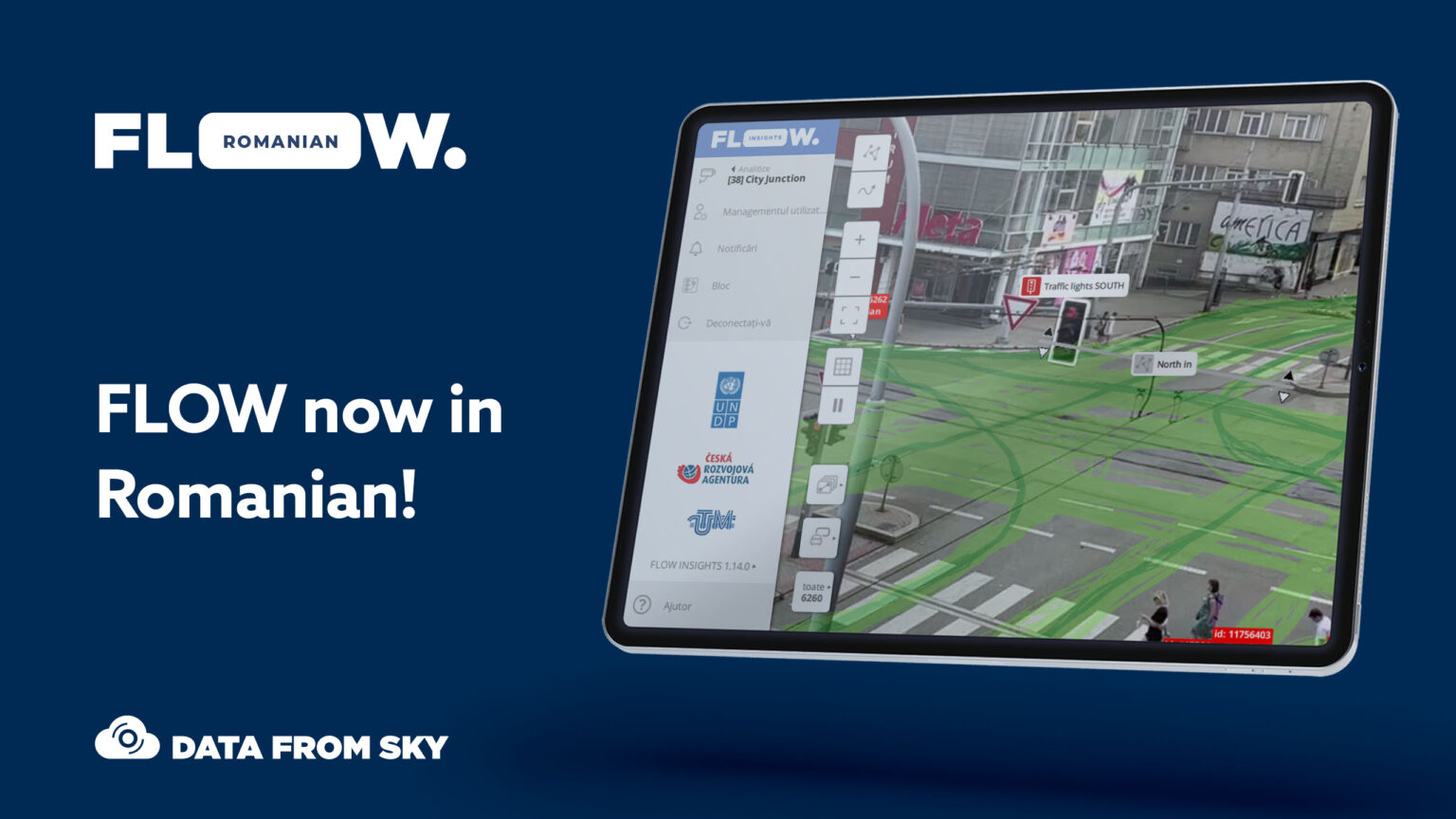 FLOW now available in Romanian - DataFromSky