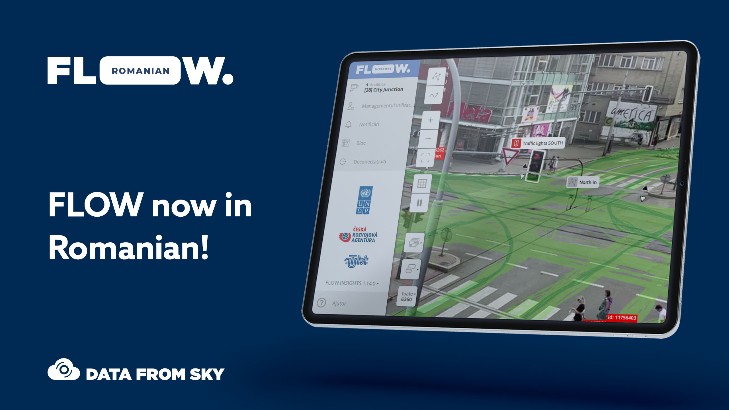 FLOW now available in Romanian - DataFromSky