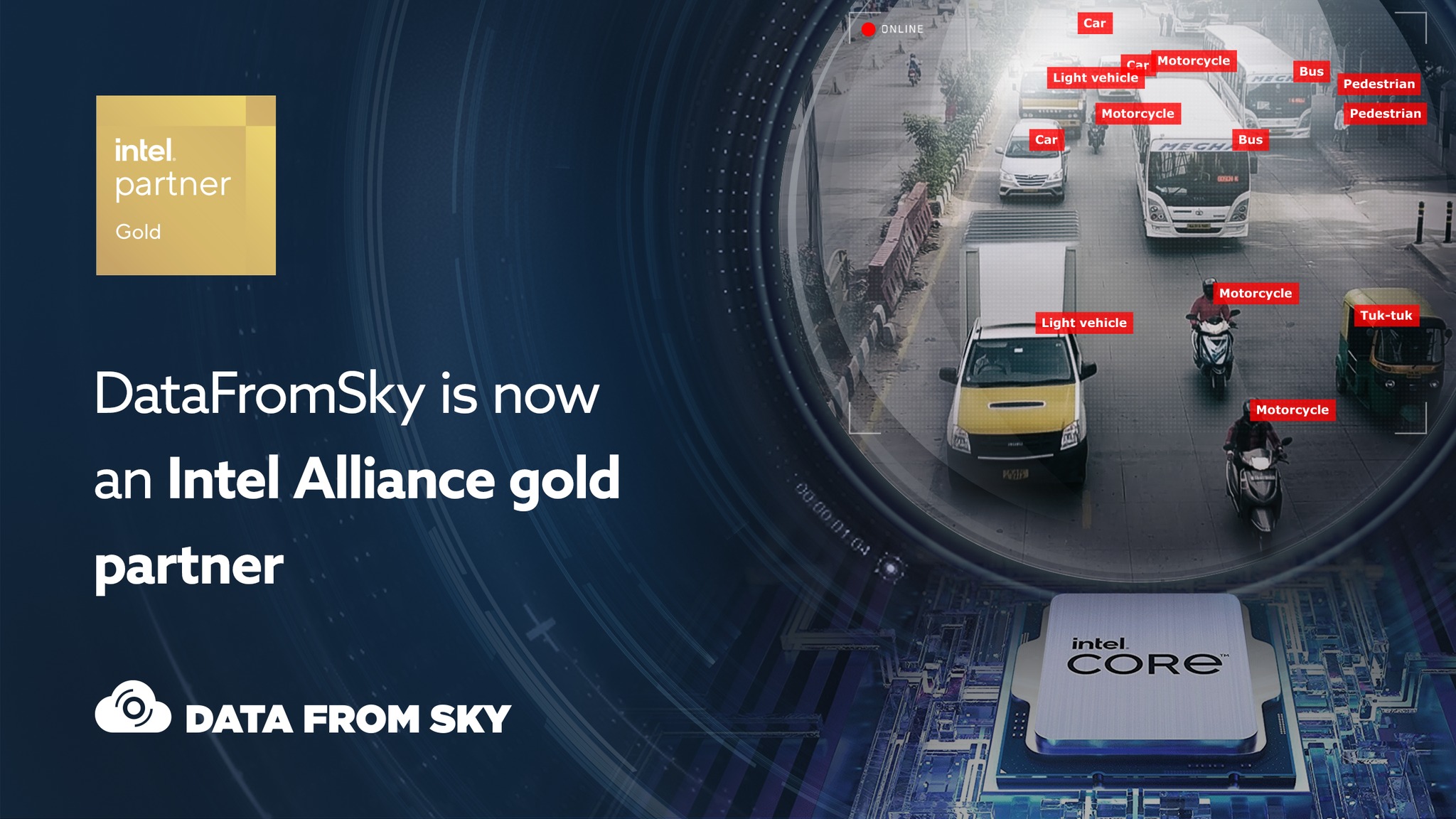 Intel Alliance - DataFromSky becomes gold partner - DataFromSky