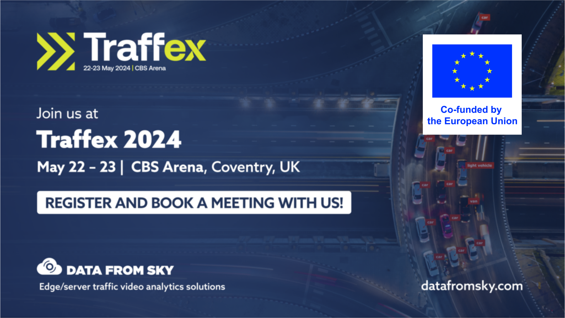 Traffex 2024 photos and funding announcement - DataFromSky